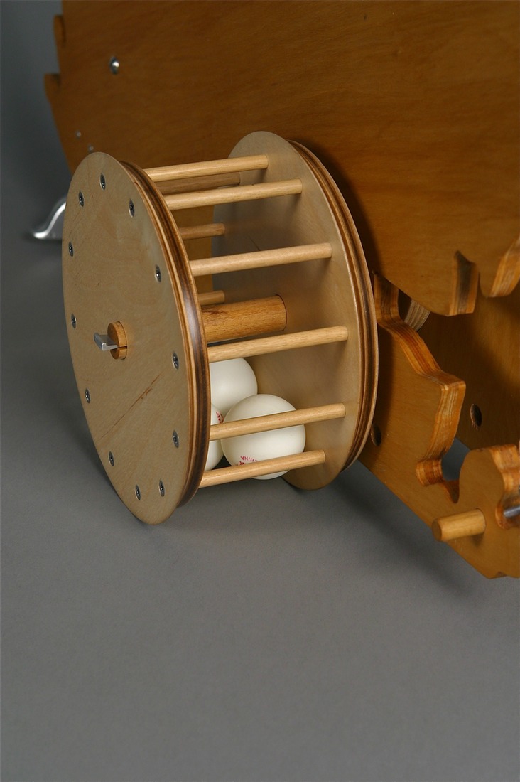 "Duck," 1985, Reworked 2012, Plywood, Ping Pong Balls, Steel, Wire ...
