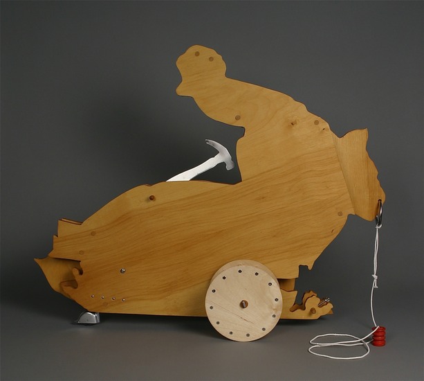 "Duck," 1985, Reworked 2012, Plywood, Ping Pong Balls, Steel, Wire ...