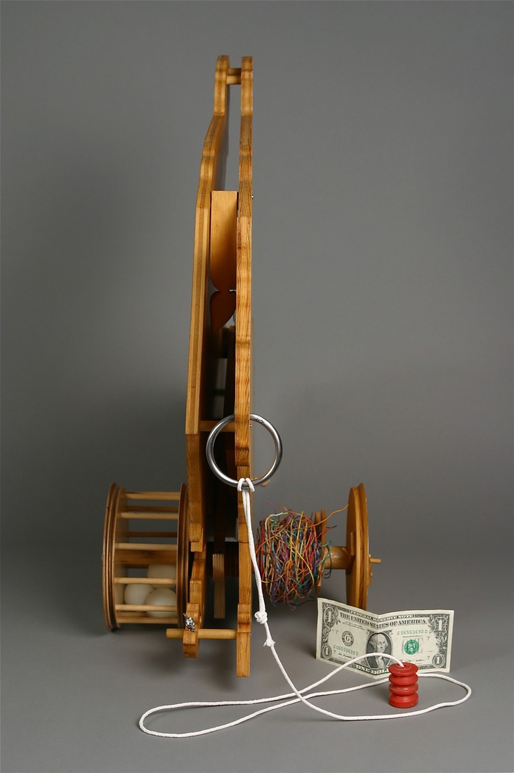 "Duck," 1985, Reworked 2012, Plywood, Ping Pong Balls, Steel, Wire ...