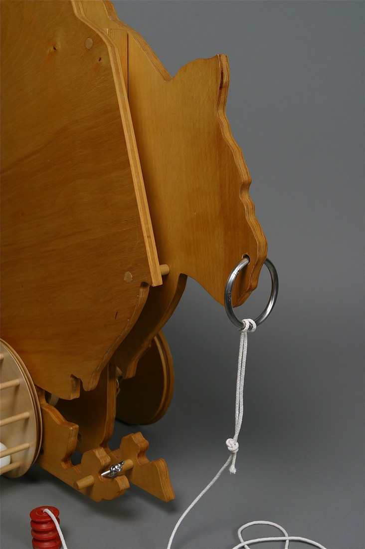 "Duck," 1985, Reworked 2012, Plywood, Ping Pong Balls, Steel, Wire ...